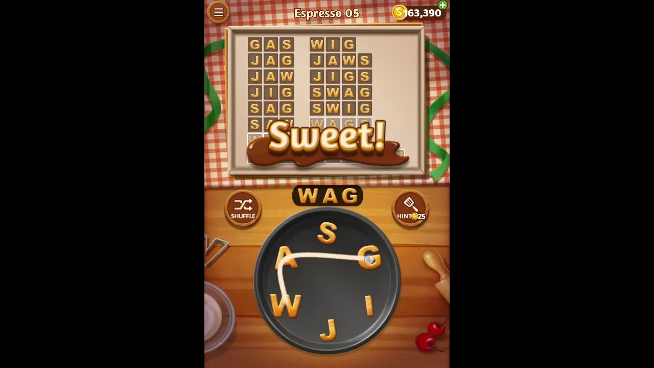 Word Cookies Espresso Pack Level 5 Answers - YouTube