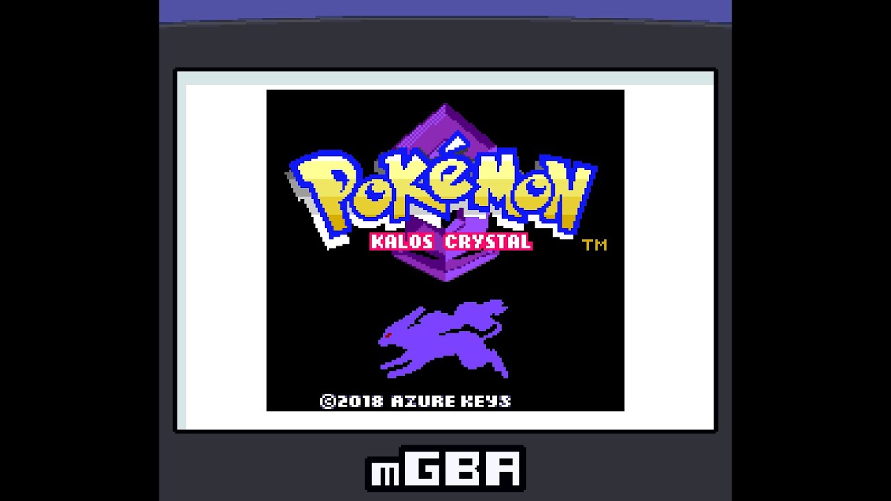 Pokémon Kalos Crystal complete Pokédex - YouTube