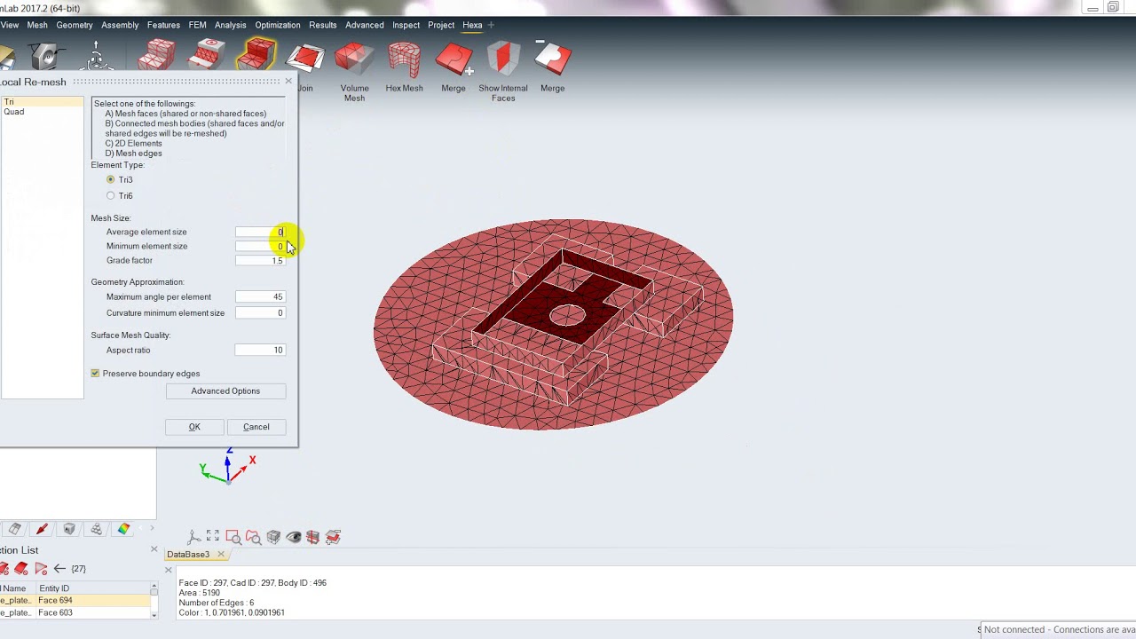 Simlab Hexa mesh for Electronics thermal simulation - YouTube