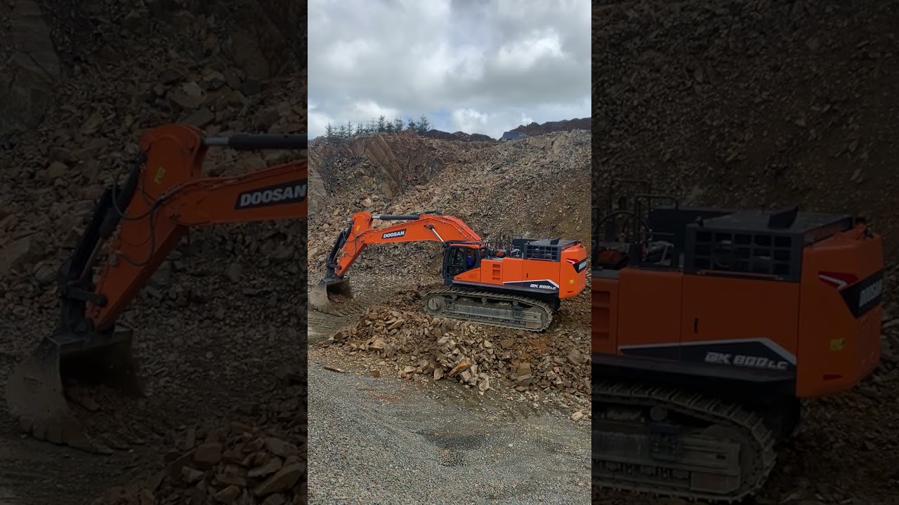Doosan DX800LC-7 Excavator - YouTube