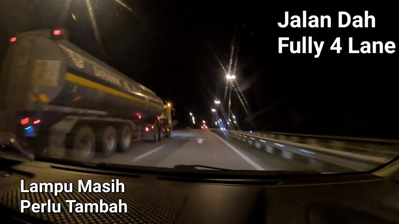 Roadtrip Mukah to Sibu via Pan Borneo Highway at Night | Sarawak - Sept ...