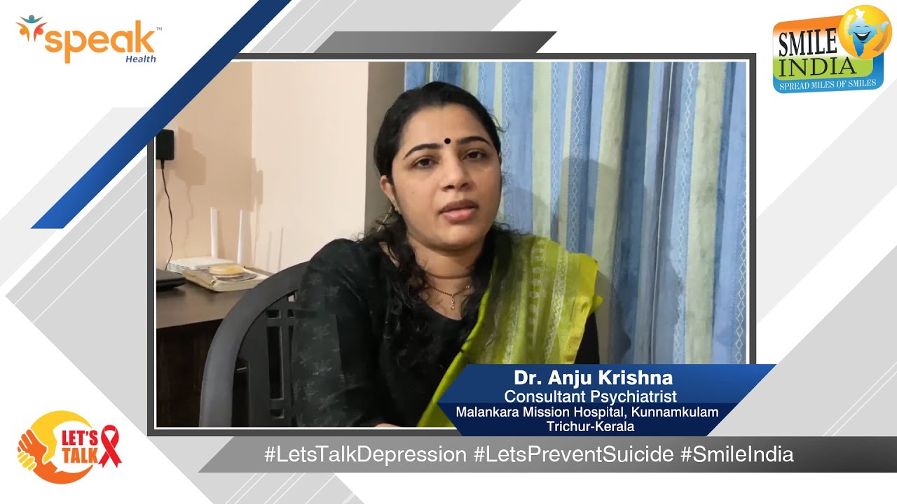 Depression, a leading cause of suicide - Dr. Anju Krishna - YouTube