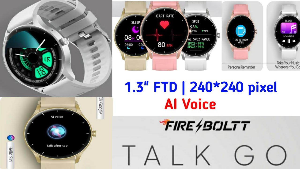 Firebolt Talk Go Smartwatch | Fire Boltt Talk Go Bluetooth Calling ...