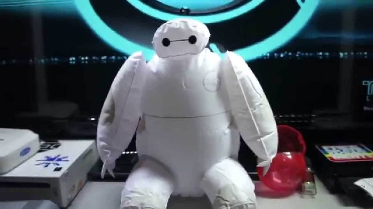 Inflatable Baymax Gashapon Review (Air Mascot Series) - YouTube