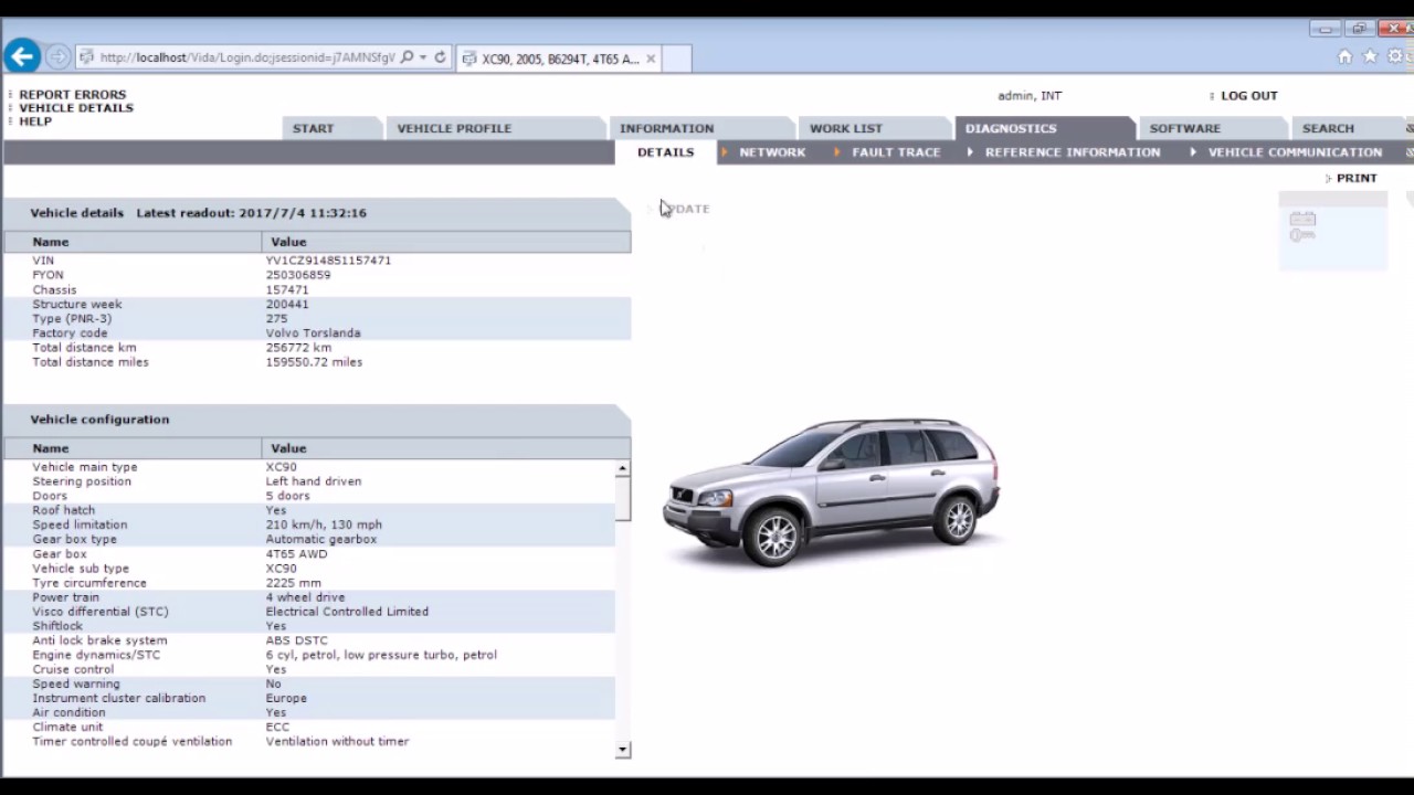 WIFI VXDIAG Volvo Diagnostic and Code Reading operation video - YouTube