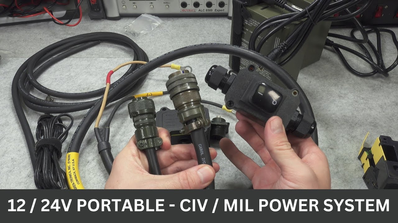 Universal Civilian / Military 12V /24V Field Power System - for outdoor ...