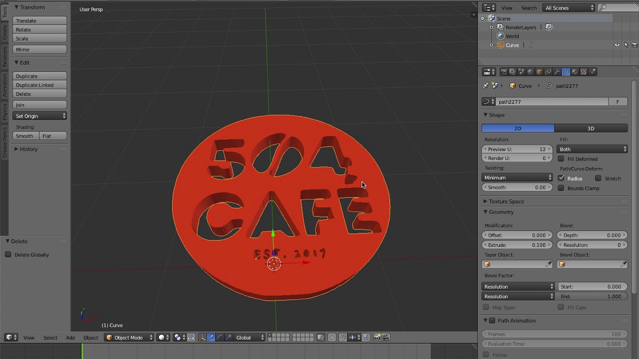 How to Vector to STL - YouTube