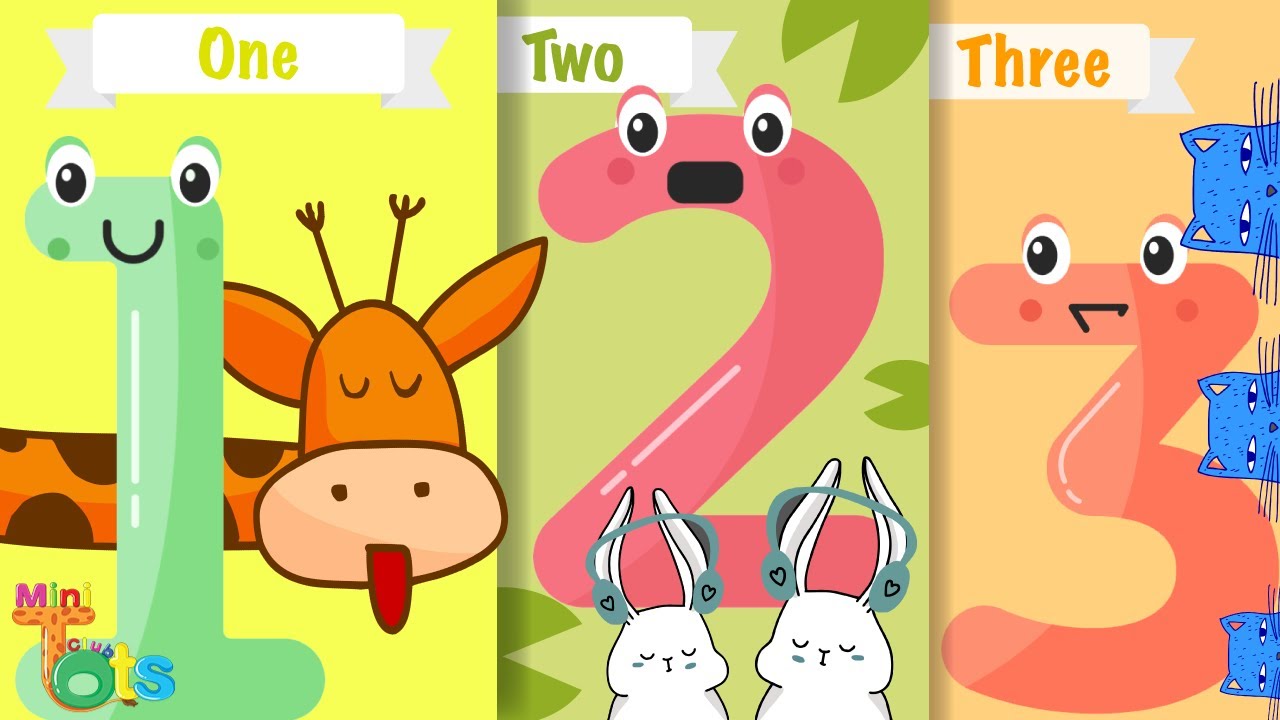 🎶 Learning Numbers & Counting 1-10 | Fun Educational Song for Kids ...