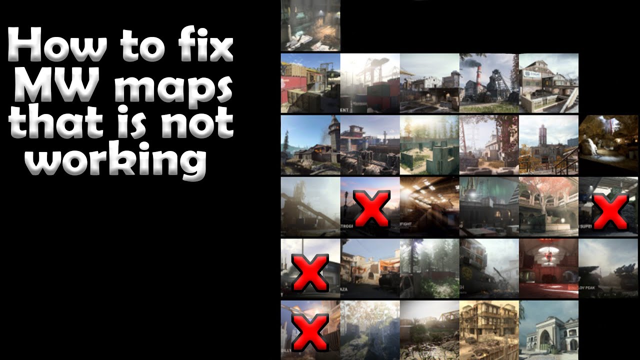 How to fix Modern Warfare maps that are not working! - YouTube
