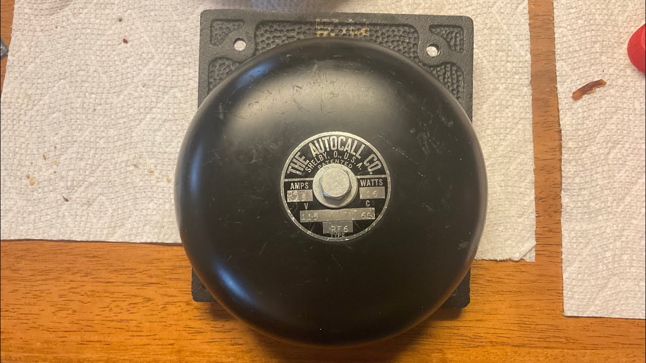 Autocall Fire Bell Unboxing - YouTube