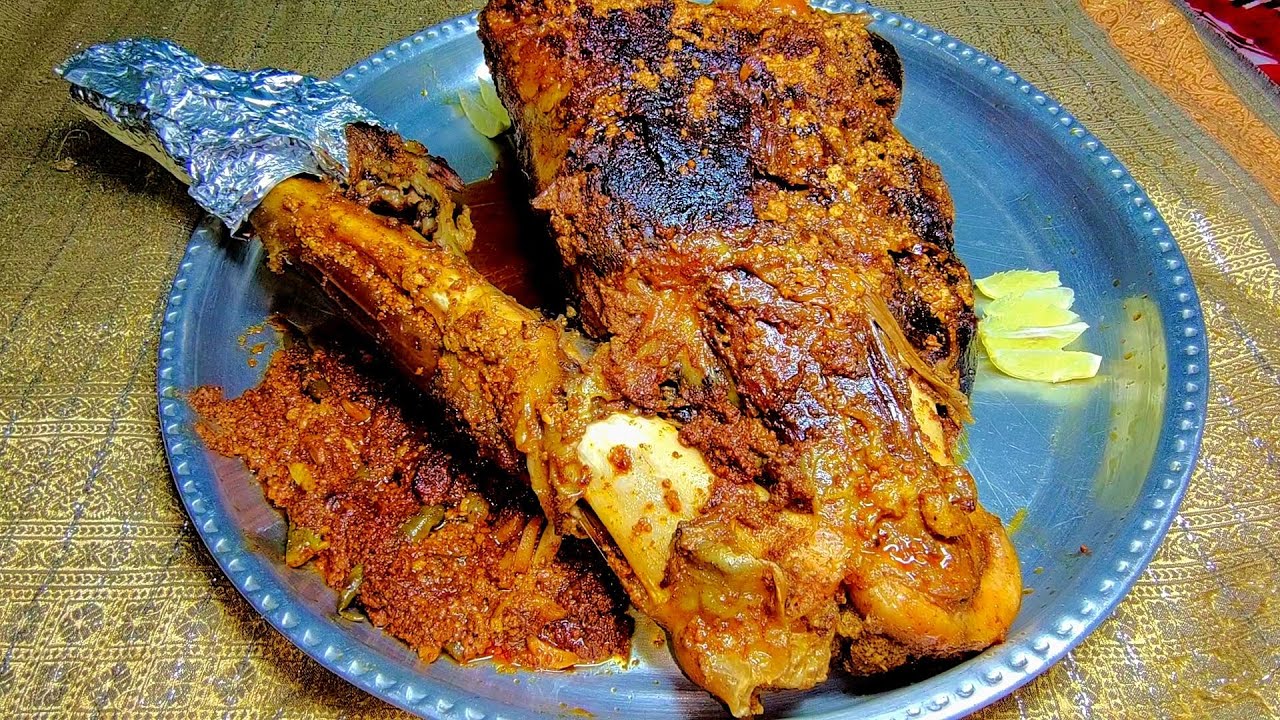 Roasted Mutton Raan | Roasted Lamb Leg | Bakra Eid Special | Mutton ...