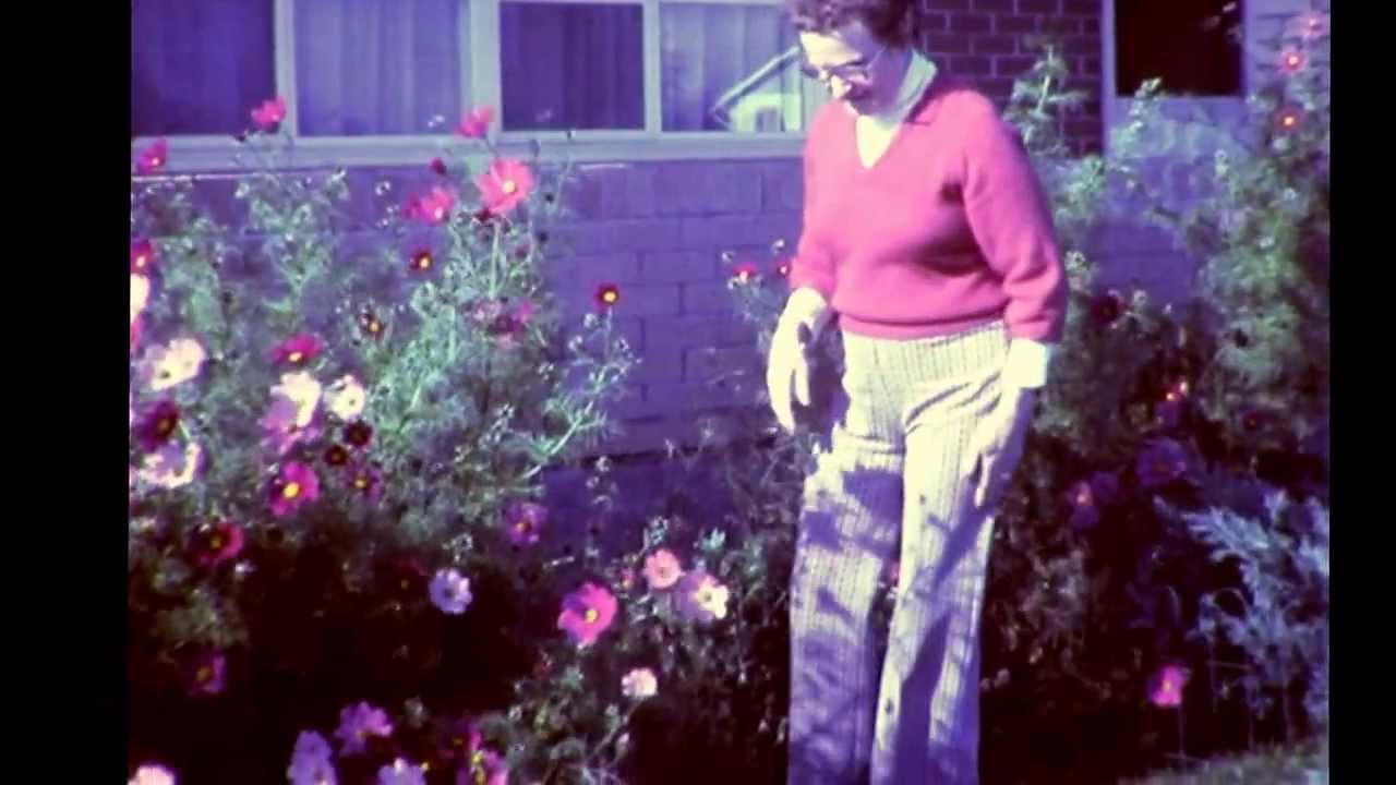 Bertha (MacDonald) Beaton showing her beautiful flowers. Bobby Beaton's ...