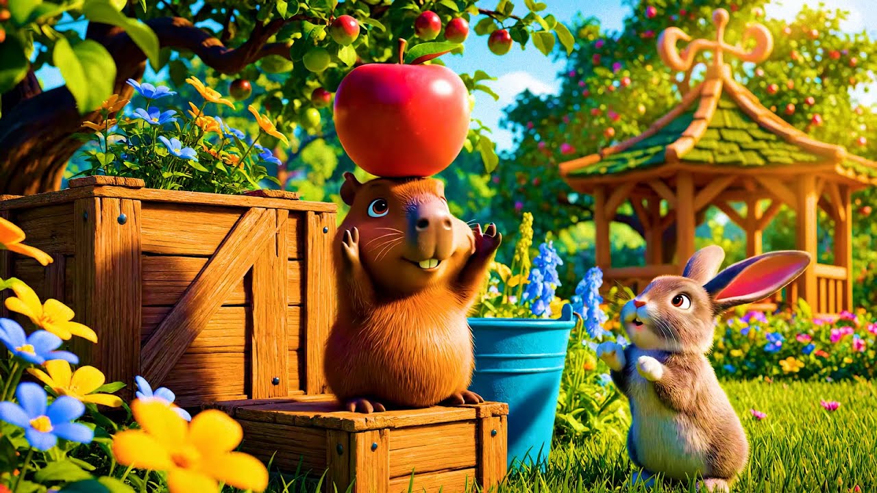 Capybara Helps Forest Animals | Cute Calm Animal Story for Relaxation ...