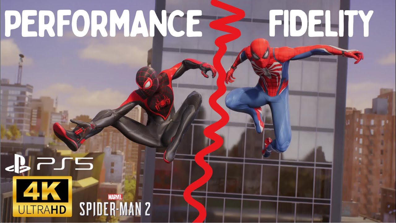 Performance vs Fidelity Mode | Spider-Man 2 (Full Fight) [4K 60FPS ...