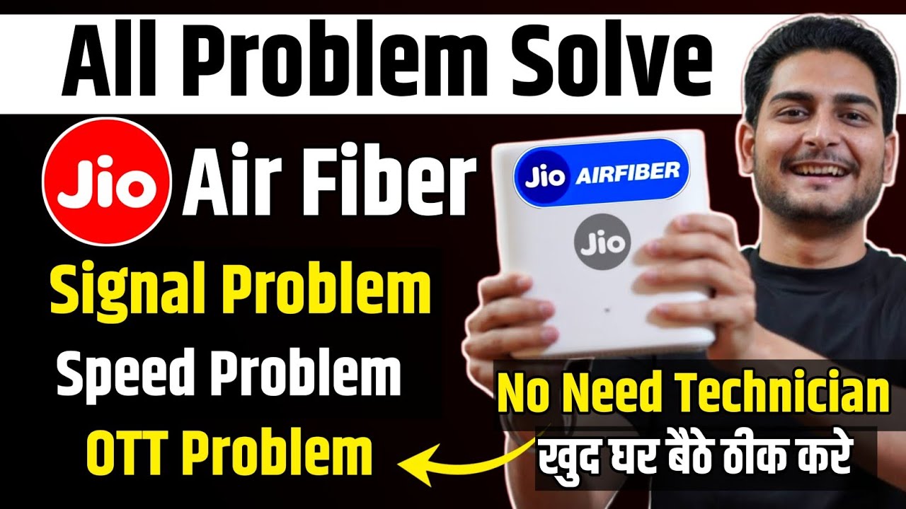 How To Diagnose Jio Air fiber Problem's | Jio Airfiber Network issue ...