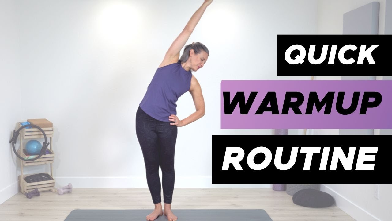 5 Min Standing Pilates Warmup | Short Warmup Routine - YouTube