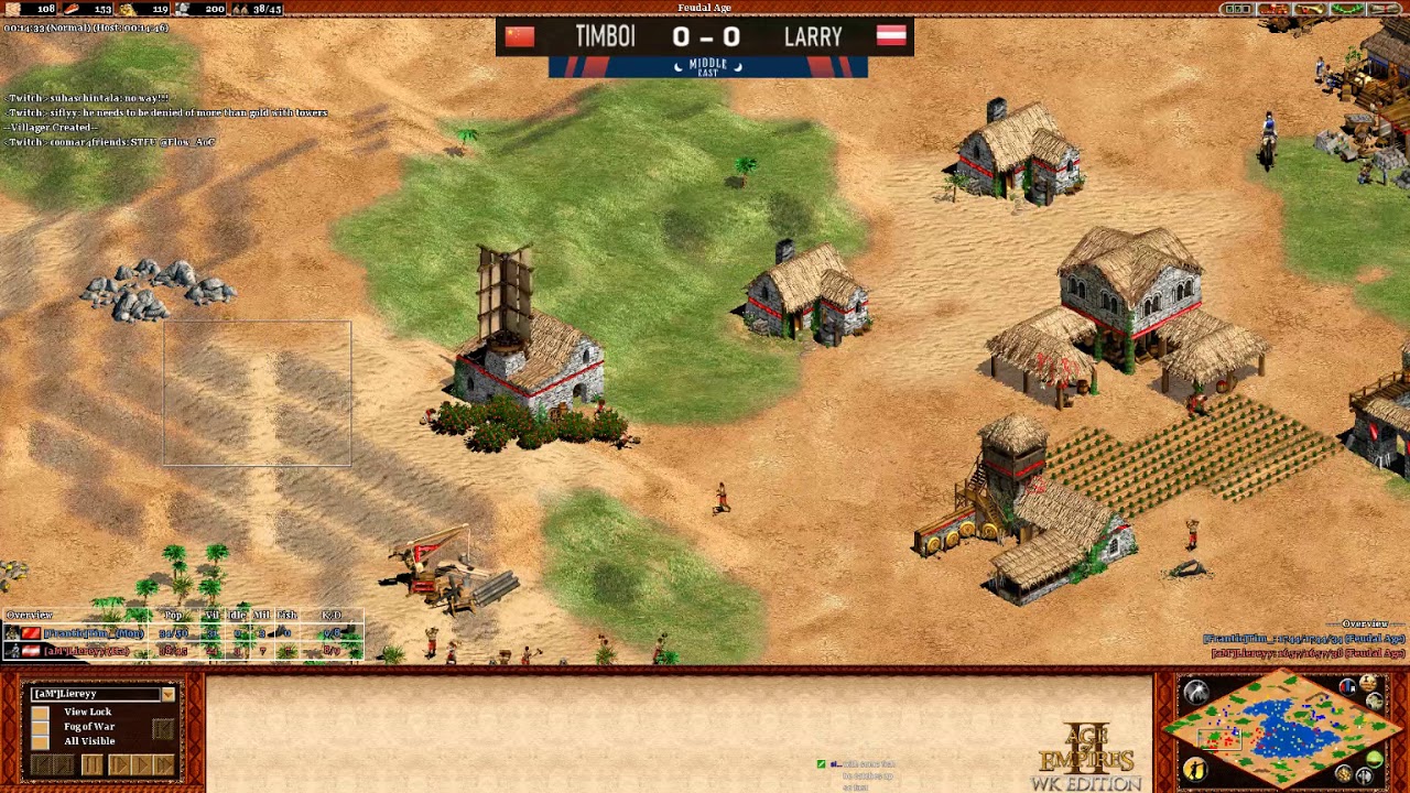 AoE2: 1v1 | Tim vs Liereyy Mediterranean (ECL Middle-East Stage Bo3 | Game 1) - YouTube