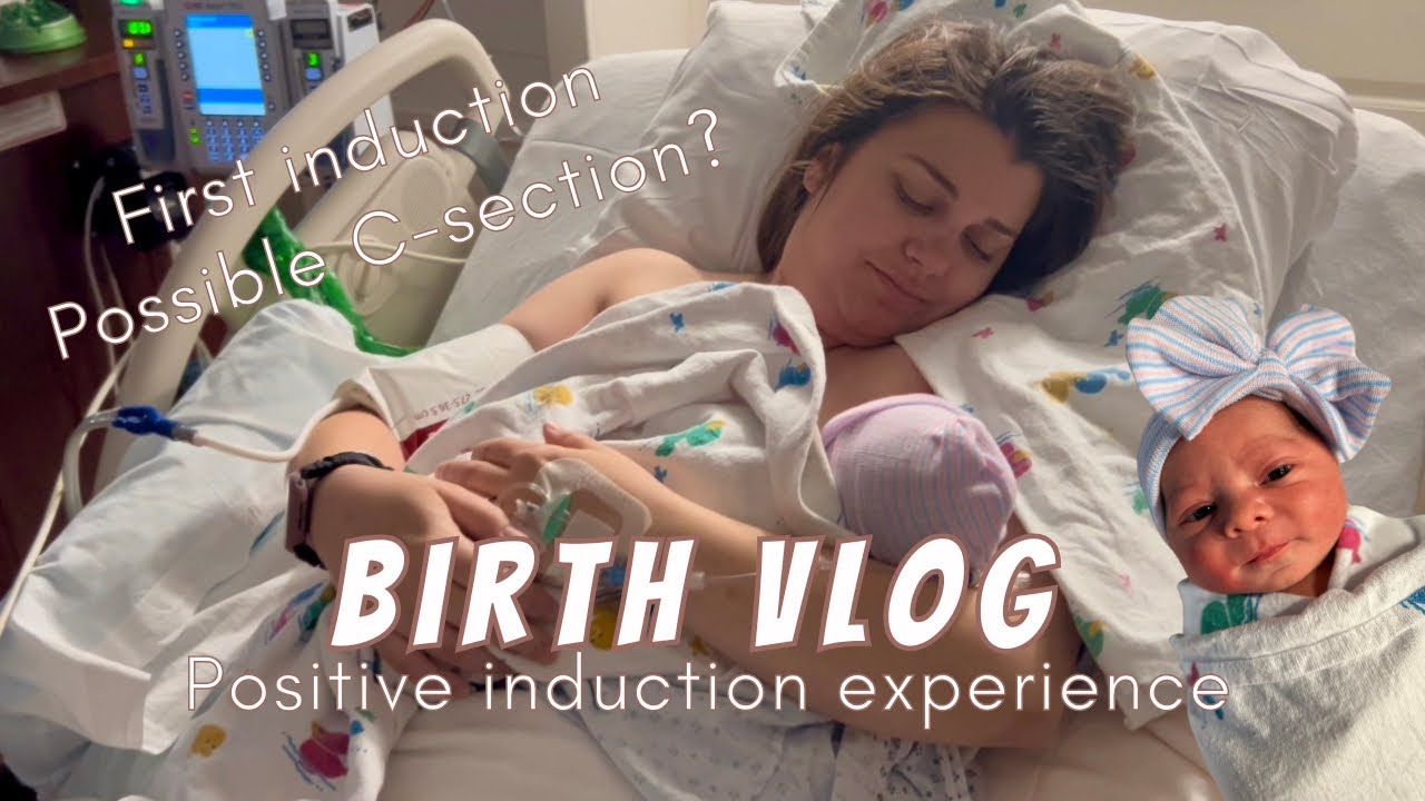 THE BIRTH OF OUR BABY GIRL 👶🏻 BIRTH VLOG, FIRST INDUCTION, POSITIVE ...