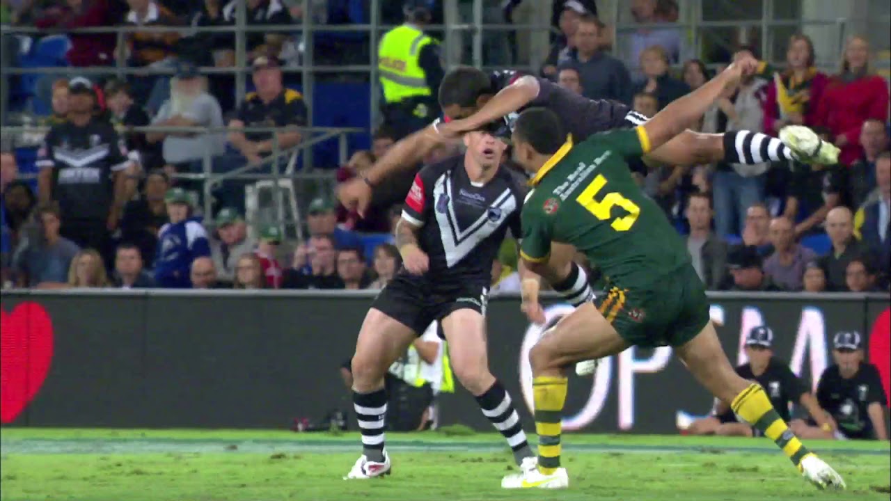 NRL Highlights | NRL Big Hits - Yow Yeh on Marshall - YouTube