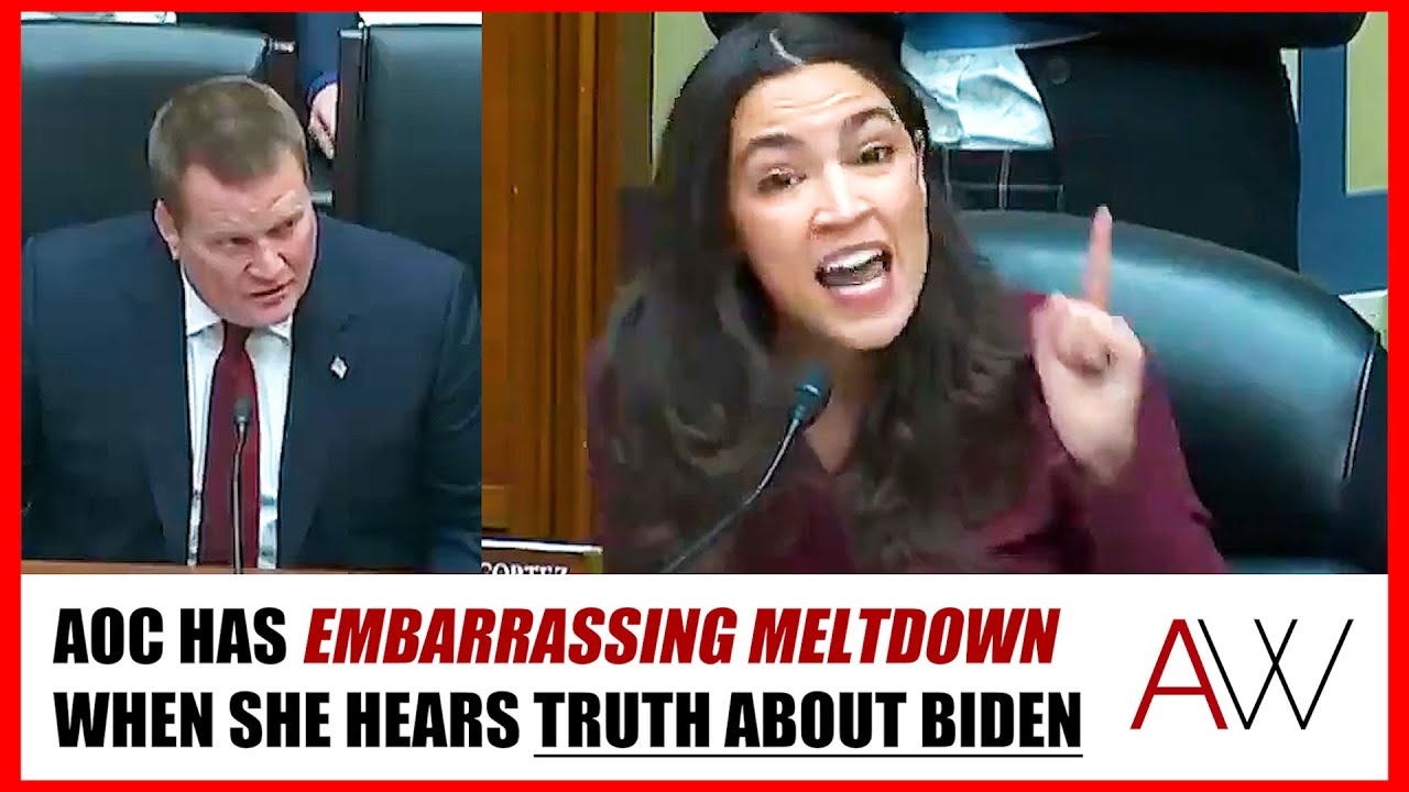 AOC has a TANTRUM when Bobulinski tells her the truth about Biden's ...