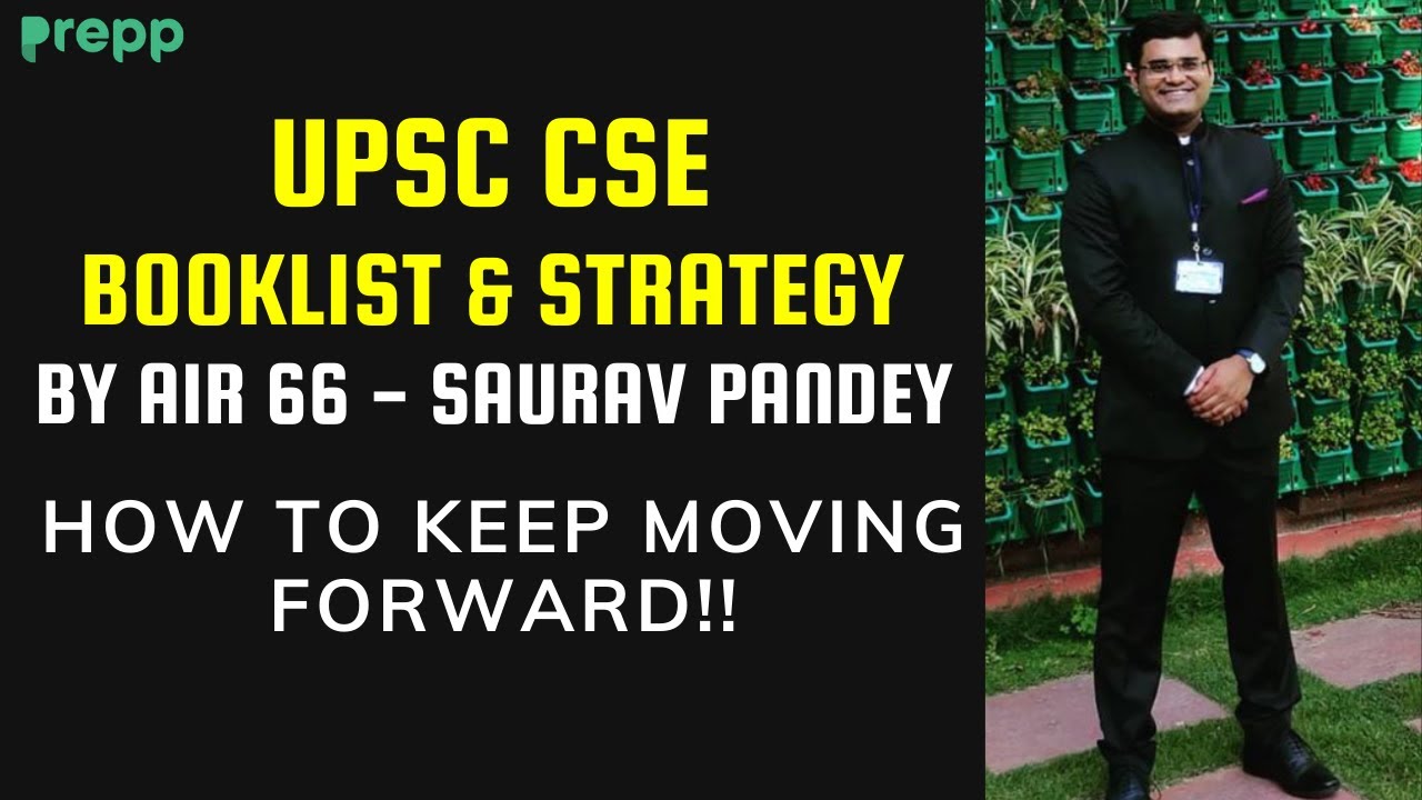 UPSC booklist by toppers | UPSC topper interview | AIR 66 Saurav Pandey ...