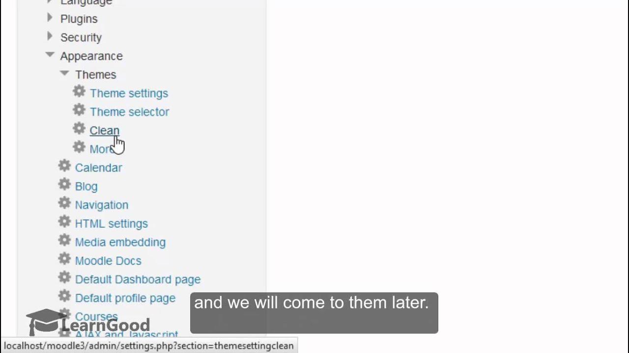 Moodle Administration Tutorial - Working with Themes - The Basics - YouTube