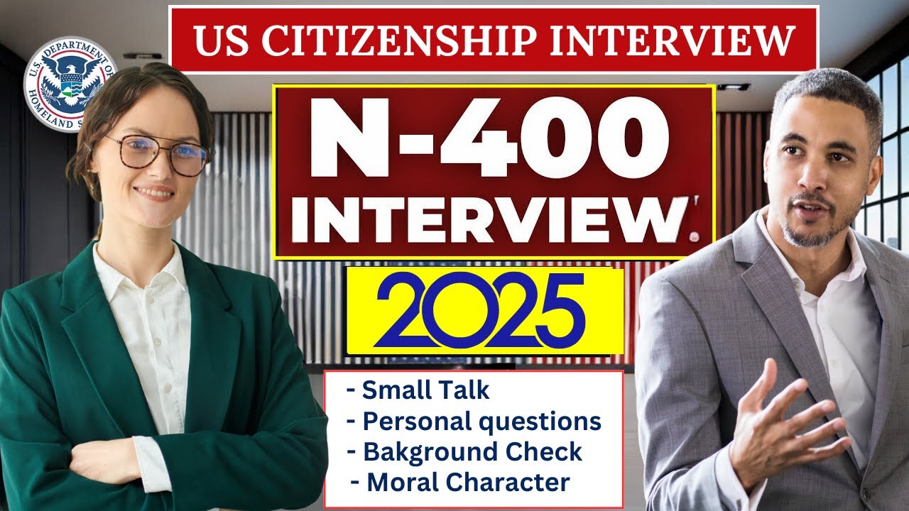 Actual Interview of U.S. Citizenship 2025, Small Talk, N-400 ...