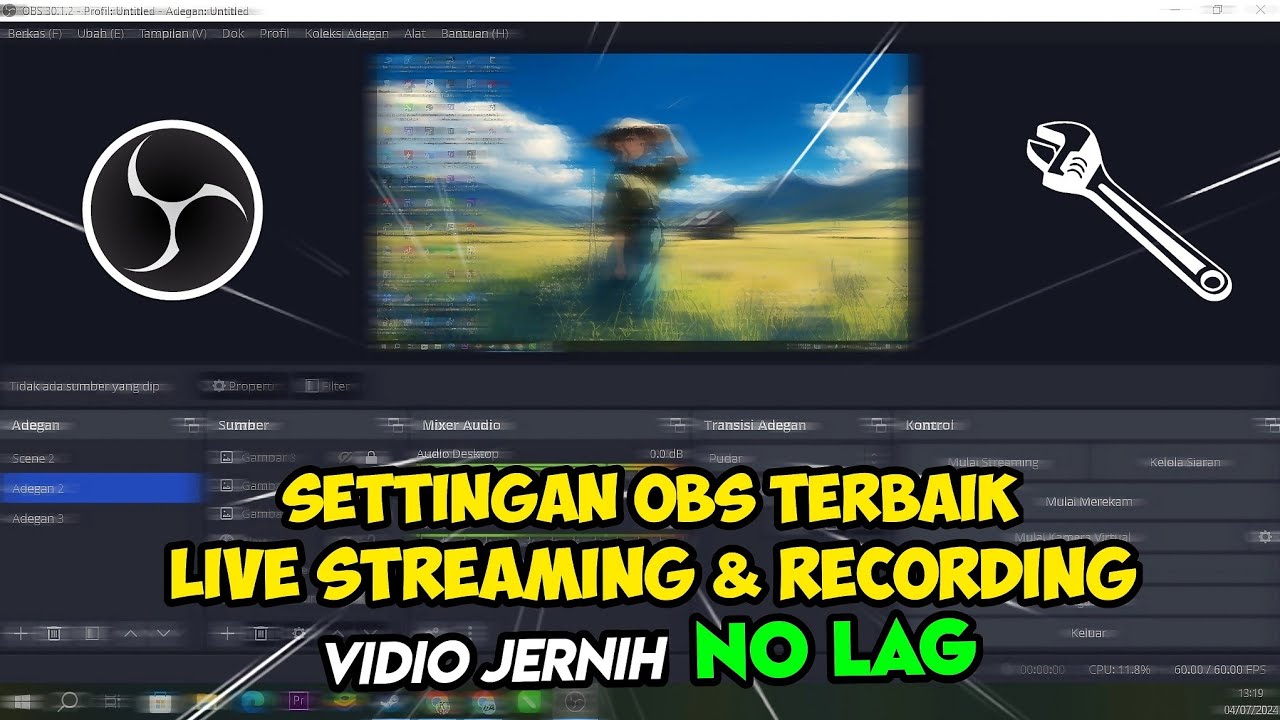 Cara Setting OBS Studio Untuk Live Streaming & Recording!! Hasil Vidio Jernih, No Lag - YouTube