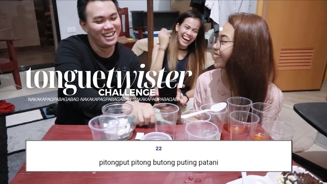 TAGALOG TONGUE TWISTER (EPIC! DAMING HANASH) | CHALLENGE - YouTube
