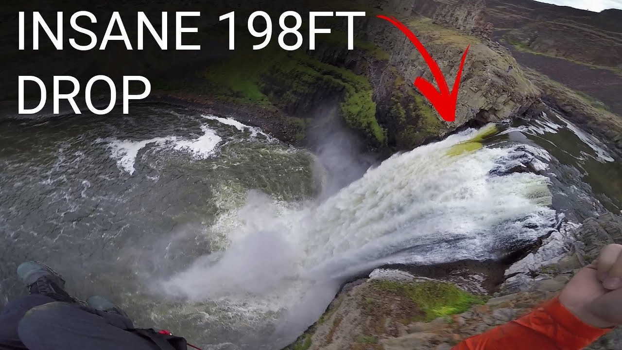 Flying Over A Huge Waterfall On My Paramotor - YouTube
