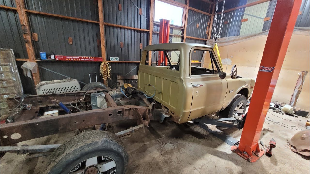 C10 Duramax body swap Ep2 - YouTube