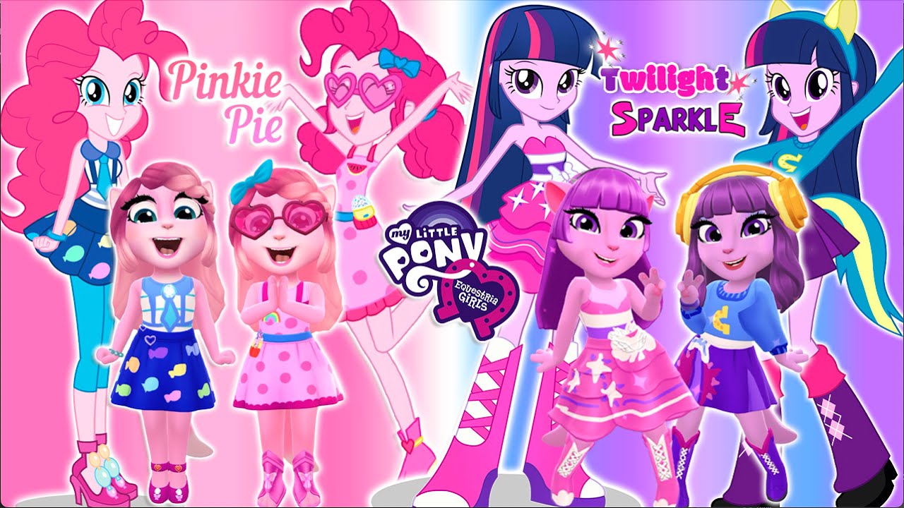 My talking angela 2 | My Little Pony | Pinkie Pie Vs Twilight Sparkle ...