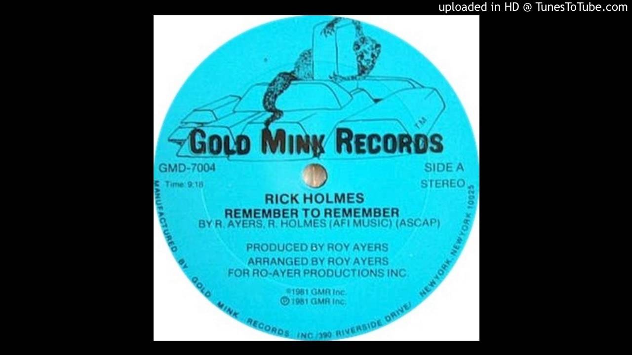 Edo G feat. Alberta's 'Nights Like This' sample of Rick Holmes's 'To ...