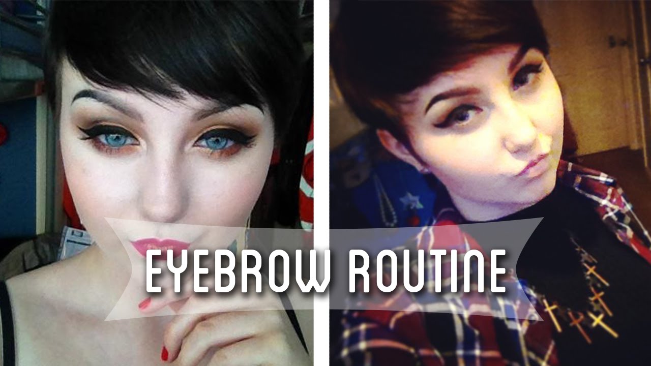 Eyebrow Routine - Faded Brows - YouTube