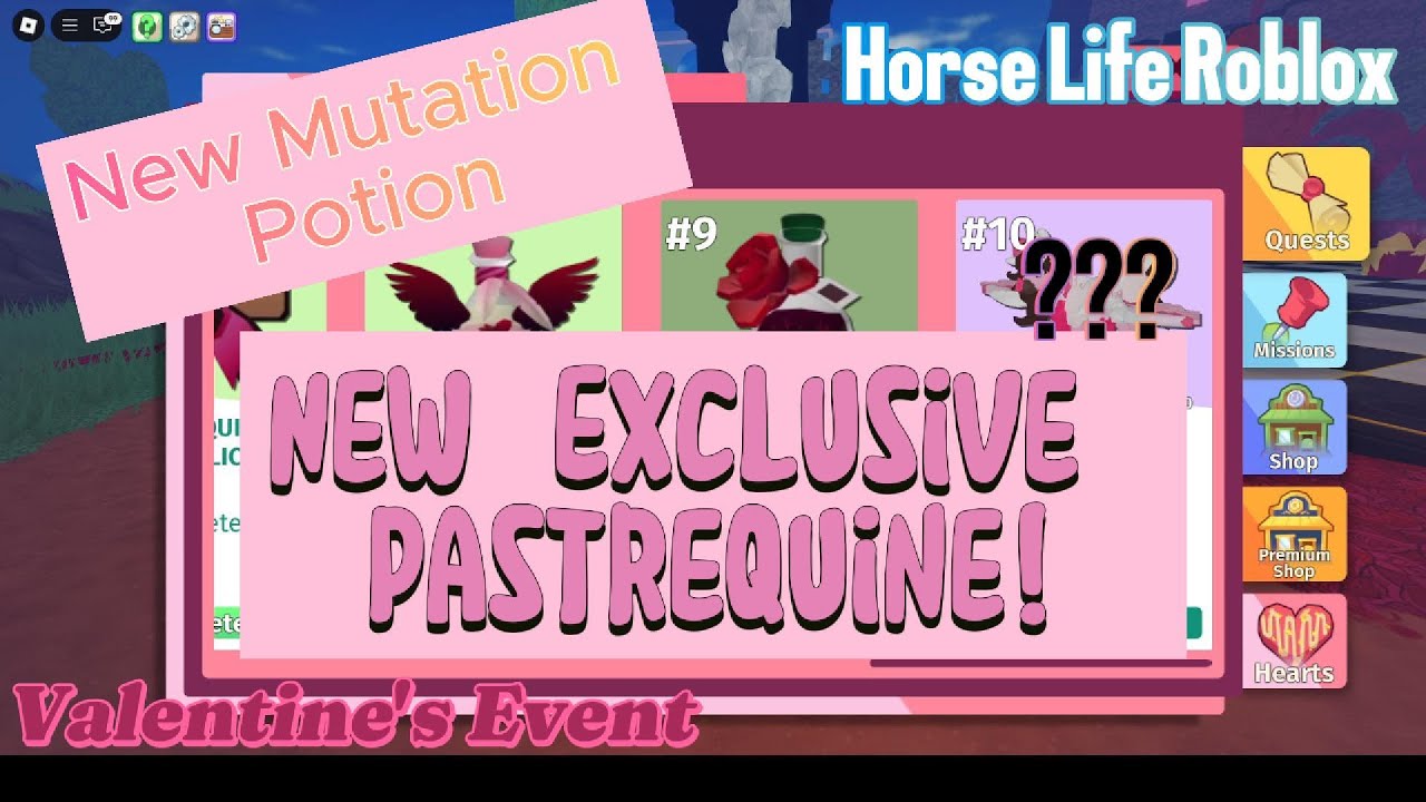 New Update 46! 🌹New Mutation Potion & Limited Pastrequine 🧁Valentine ...