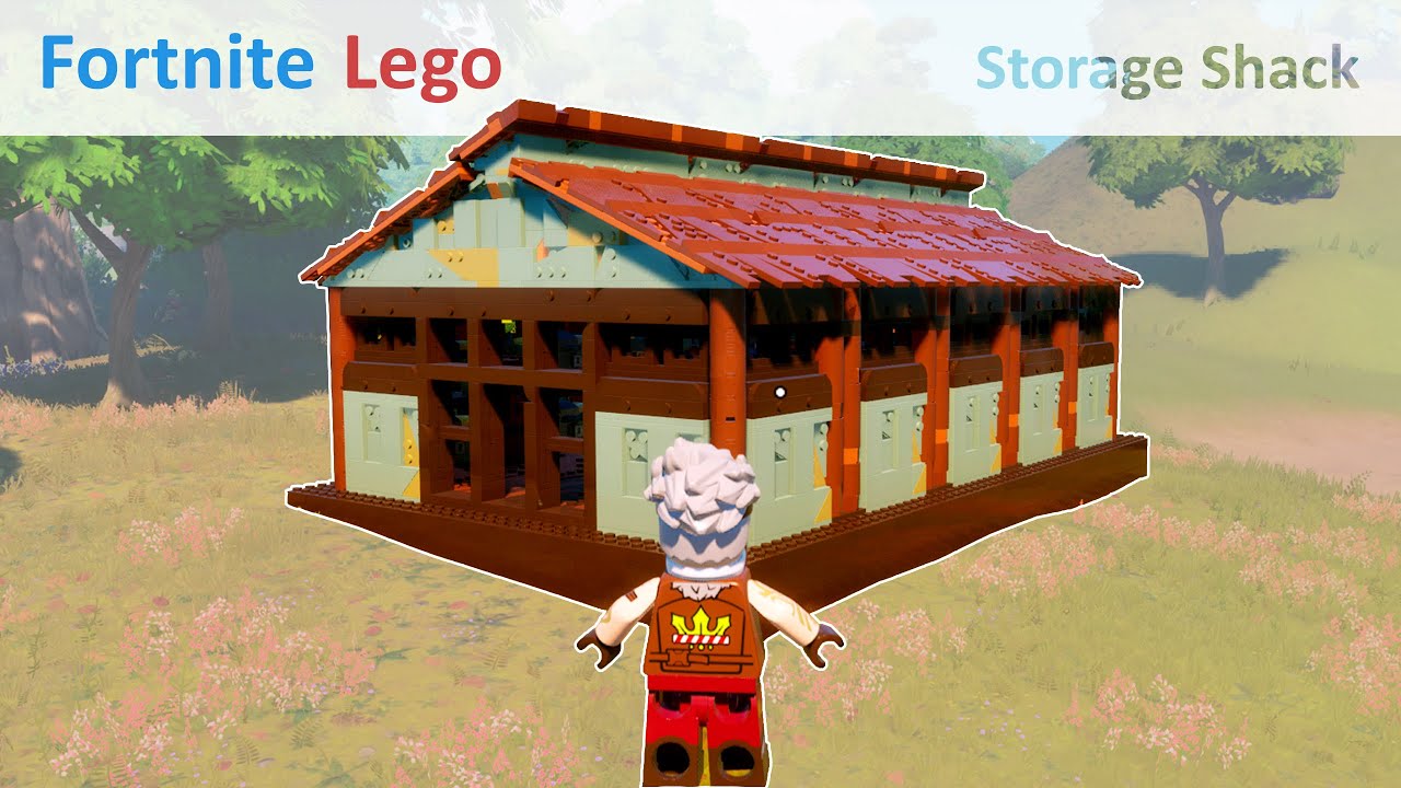 Fortnite Lego Storage Shack Build Tutorial - YouTube