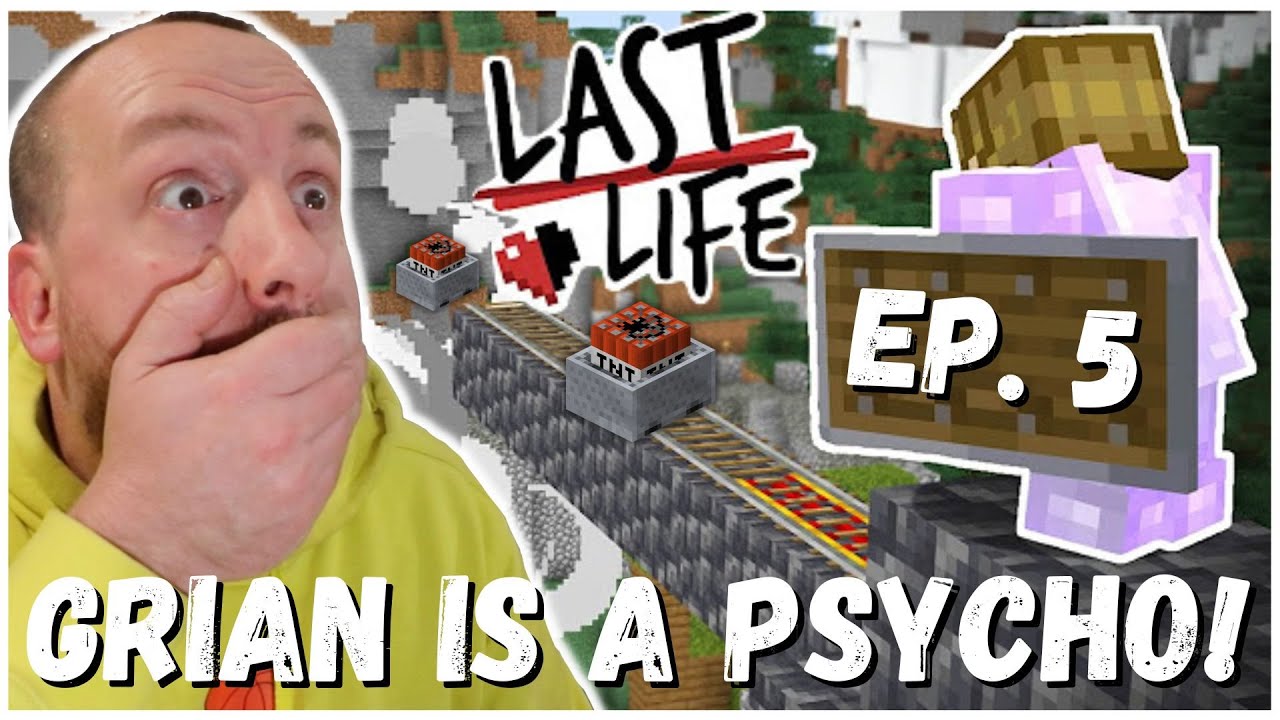 GRIAN IS A PSYCHO! Grian LAST LIFE: Episode 5 - IN THE RED (REACTION ...
