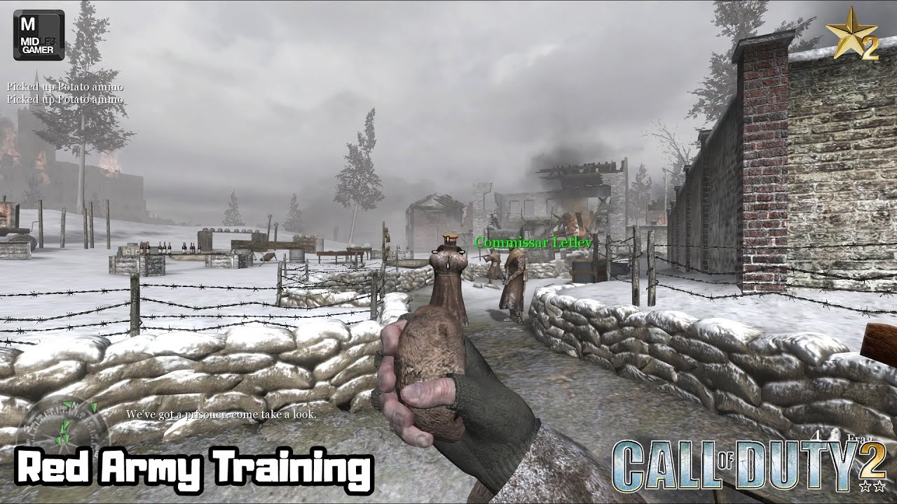 Red Army Training | Call of Duty 2 Part 1 | HD Textures Mod | #cod # ...