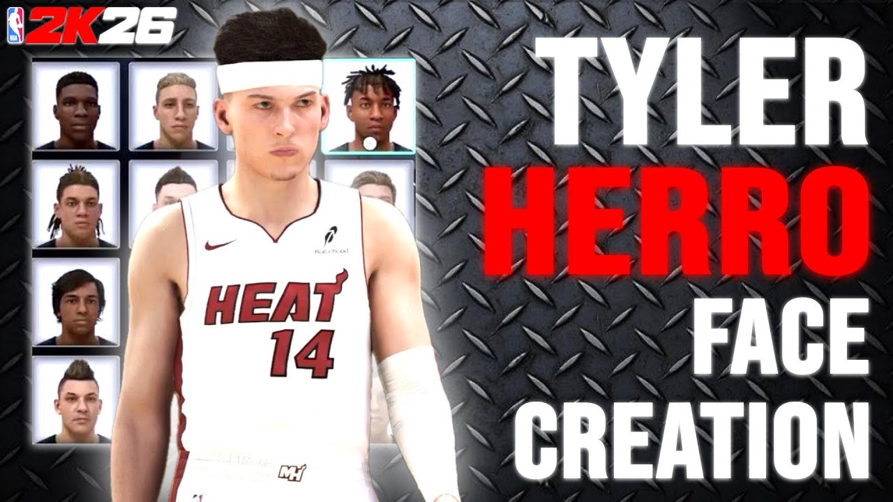 The BEST Tyler Herro Face Creation In NBA 2K26! - YouTube