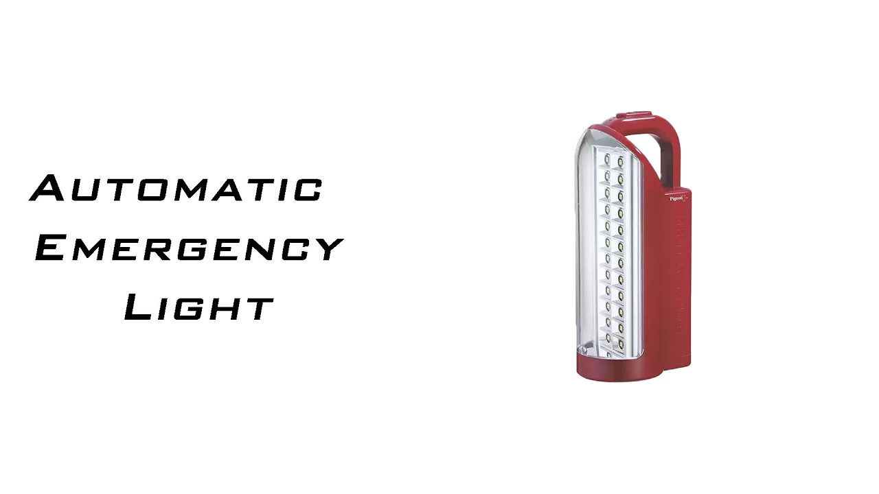 Rechargeable Automatic Emergency Light circuit | M Tech.lk - YouTube