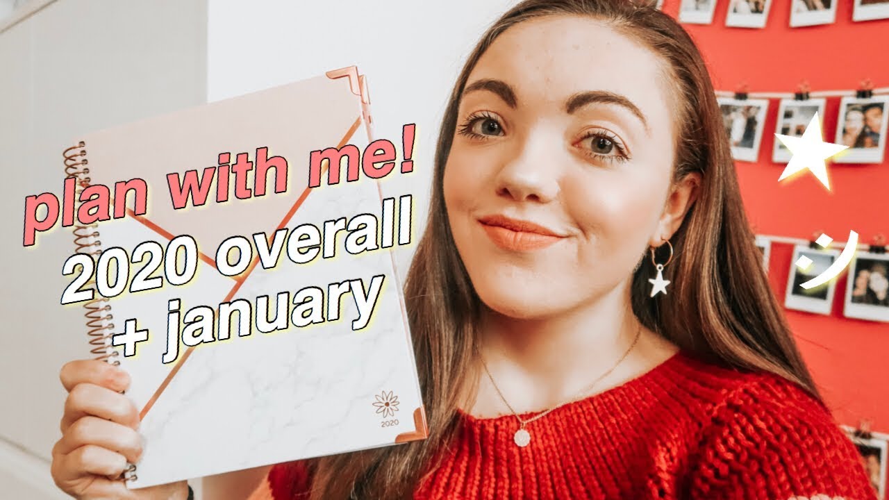 plan with me! setting my 2020 goals w/ my bloom vision planner - YouTube