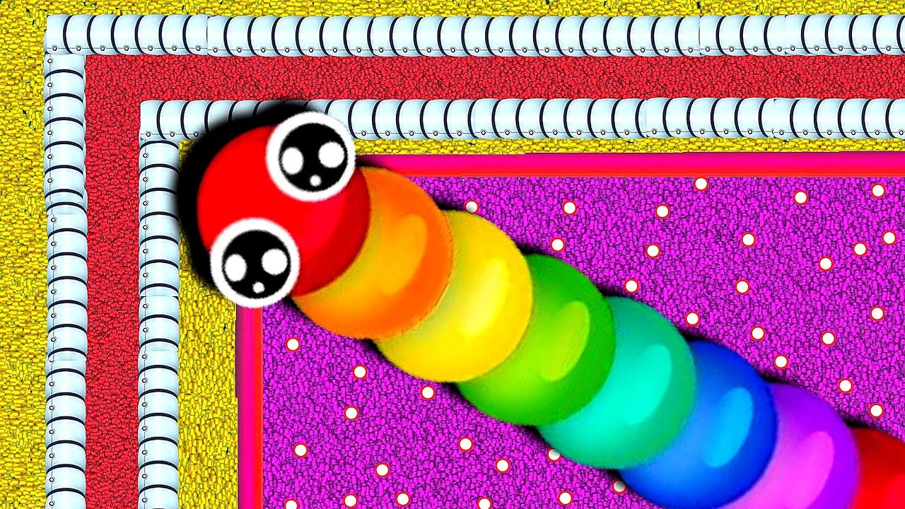 WOW ! OUTSIDE SERVER SCORES VS MAX RAINBOW SNAKES 🐍 BEST EPIC SNAKE IO ...