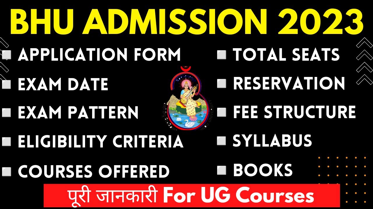BHU Admission Process 2023 | BHU Entrance Exam 2023 | BHU Admission ...