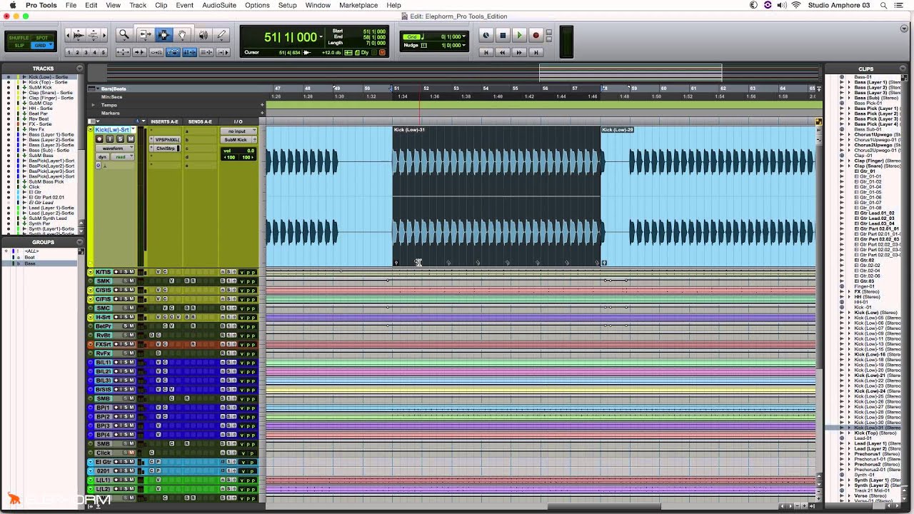 Clip Loop dans Pro Tools 12 | Elephorm - YouTube