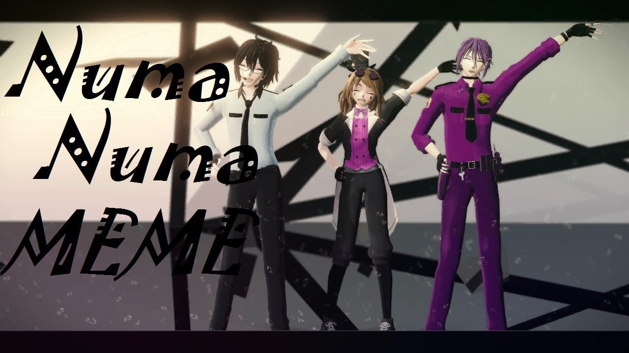 MMD || MEME NUMA NUMA || FNAF || - YouTube
