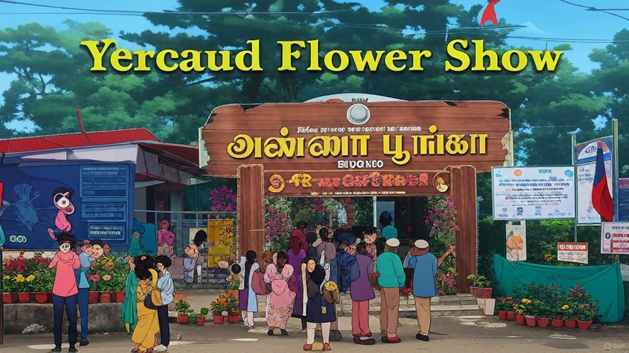 Yercaud Flower Show 2025 in 360° | 4k - YouTube