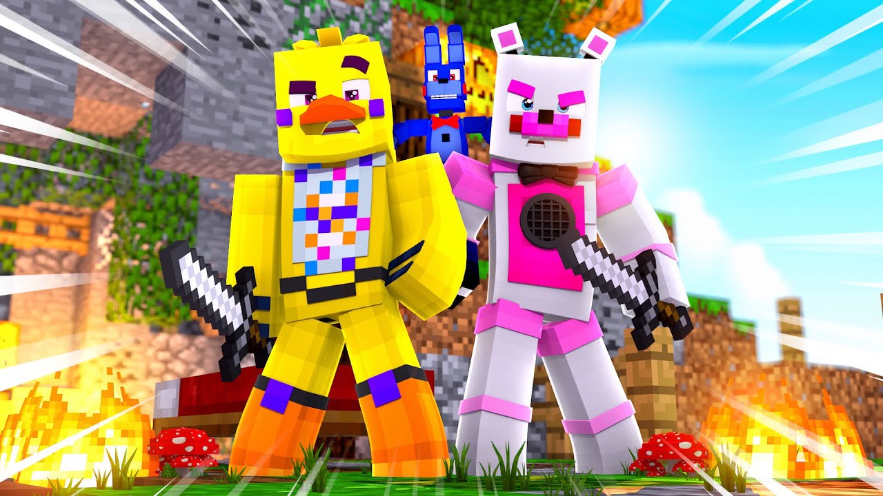 Bon Bon Plays Bed Wars! Minecraft FNAF Roleplay - YouTube