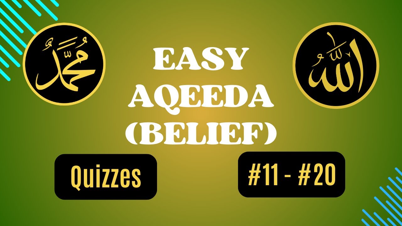 Islamic Quiz | Aqeeda (Belief) | Ep. 2 - YouTube