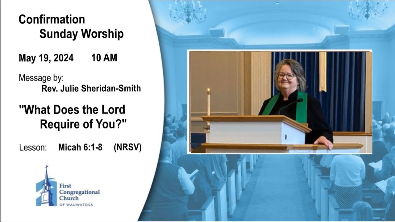 Sunday 19-May-2024 10am Confirmation Sunday Worship Service - YouTube