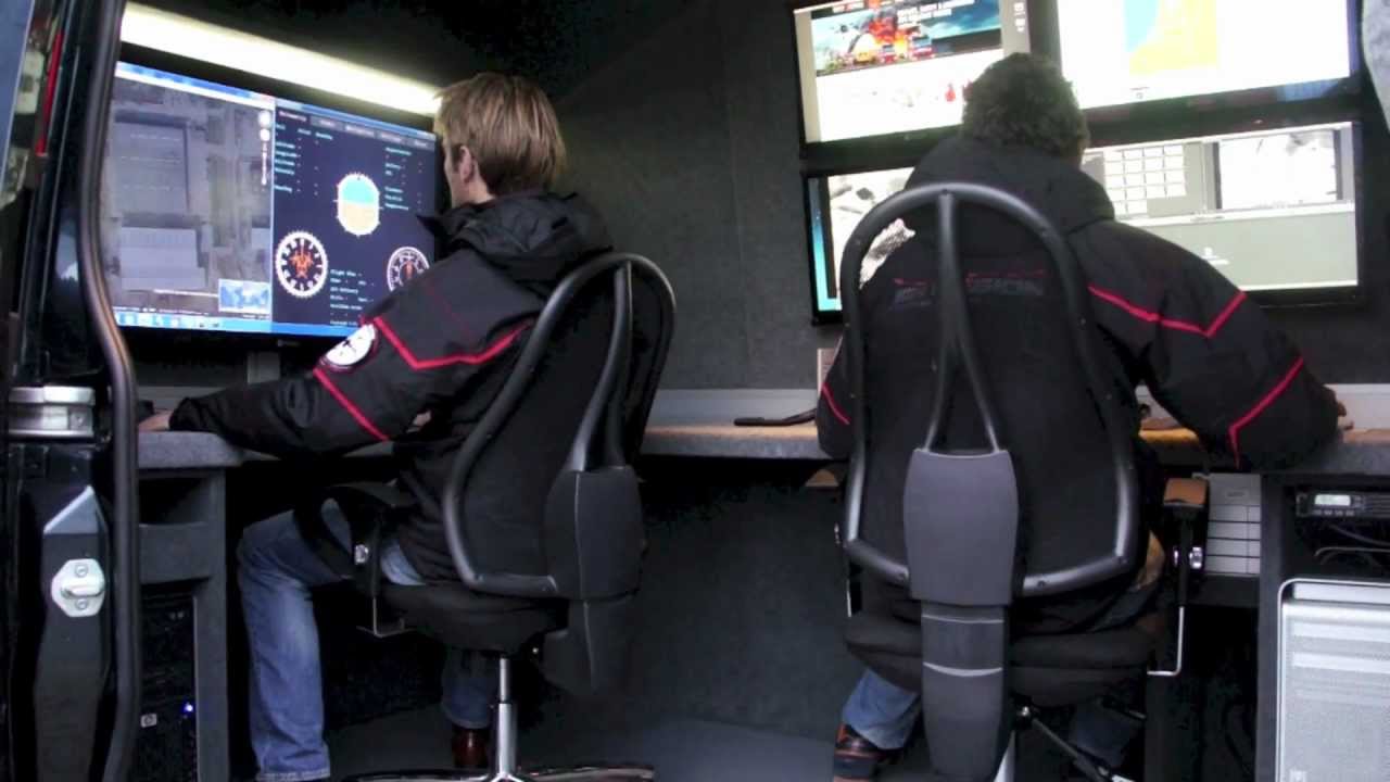 Skyvision drones command vehicle - YouTube